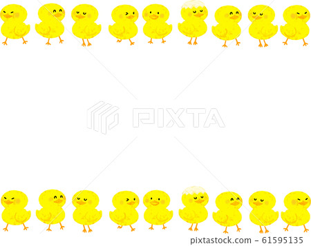 Easter chick frame - Stock Illustration [61595135] - PIXTA