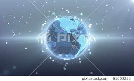 Earth universe world world digital network - Stock Illustration ...