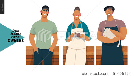 Owners - small business graphics - Stock Illustration [61606194] - PIXTA
