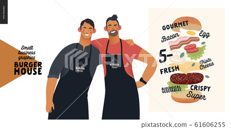 Burger house - small business graphics - owners - Stock Illustration ...