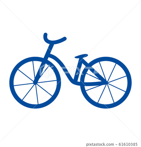 Illustration of a simple and cute Dutch bicycle - Stock Illustration ...