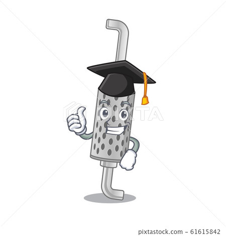 happy and proud of exhaust pipe wearing a black... - Stock Illustration ...