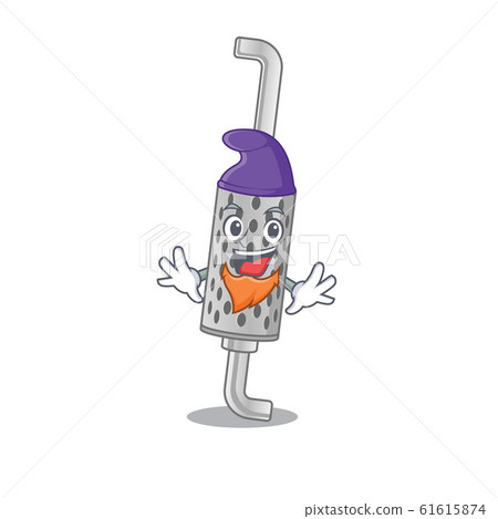 Funny exhaust pipe cartoon mascot performed as...-插圖素材 [61615874] - PIXTA圖庫