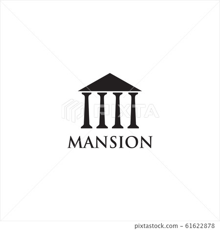 Mansion logo design vector template - Stock Illustration [61622878] - PIXTA