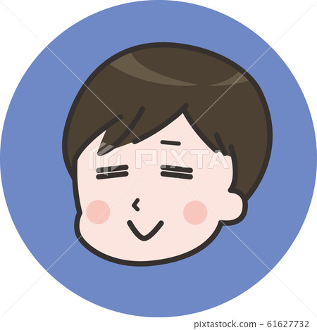 Calming Men-Face - Stock Illustration [61627732] - PIXTA