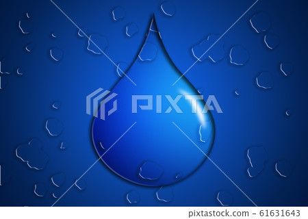 Teardrop-shaped image - Stock Illustration [61631643] - PIXTA
