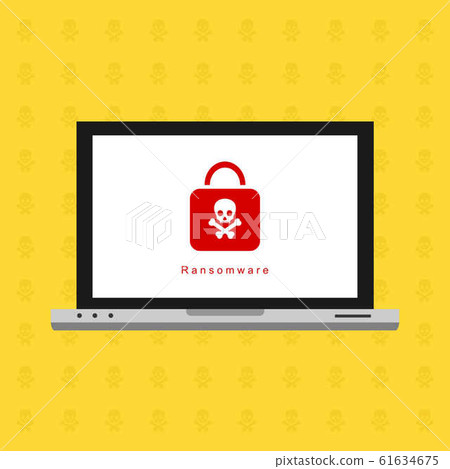 Computer Viruses Attack, Errors detected, Warning - Stock Illustration [61634675] - PIXTA