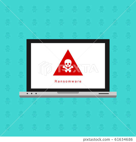 Computer Viruses Attack, Errors detected, Warning - Stock Illustration [61634686] - PIXTA