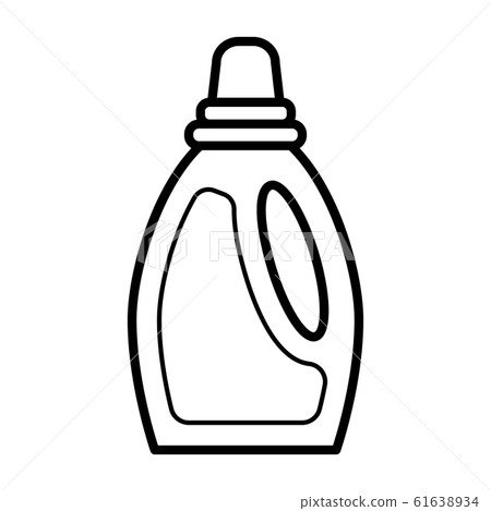 Icon with liquid washing powder. Vector symbol-插圖素材 [61638934] - PIXTA圖庫