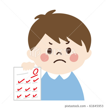 Little boy (test 0 points) - Stock Illustration [61645953] - PIXTA