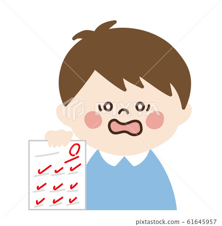 Little boy (test 0 points) - Stock Illustration [61645957] - PIXTA
