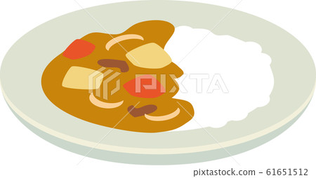Curry and rice - Stock Illustration [61651512] - PIXTA