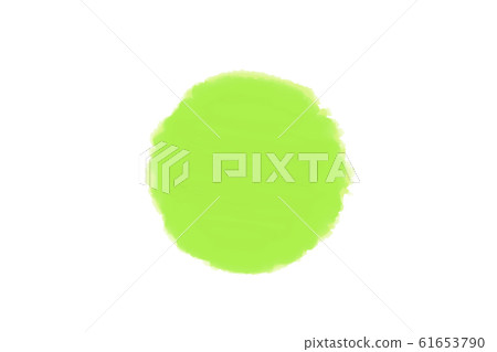 A round fill of paint. Color etc - Stock Illustration [61653790] - PIXTA