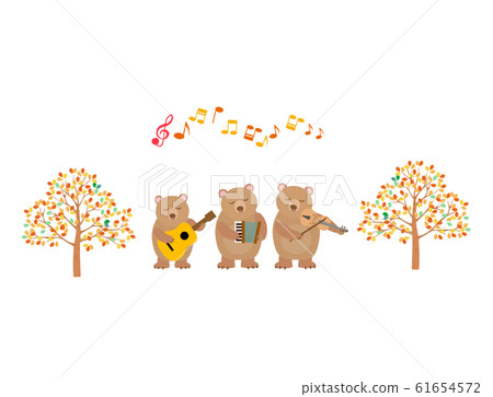 Bear Concert - Stock Illustration [61654572] - PIXTA