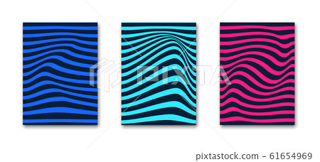 Abstract design with optical illusion stripe - Stock Illustration ...
