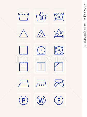 Mark icon for washing display - Stock Illustration [61656047] - PIXTA