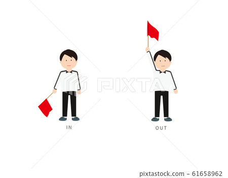 Volleyball line referee set - Stock Illustration [61658962] - PIXTA
