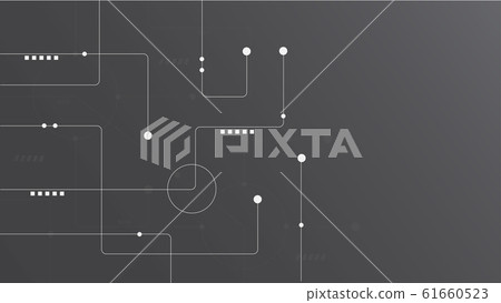 Abstract geometric connect lines and...-插圖素材 [61660523] - PIXTA圖庫