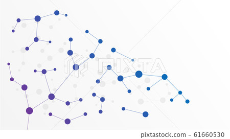 Abstract geometric connect lines and... - Stock Illustration [61660530 ...
