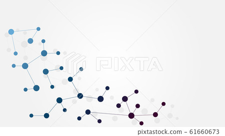 Abstract geometric connect lines and... - Stock Illustration [61660673 ...