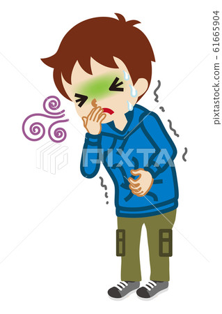 Nausea boys symptoms of disease-whole body - Stock Illustration ...