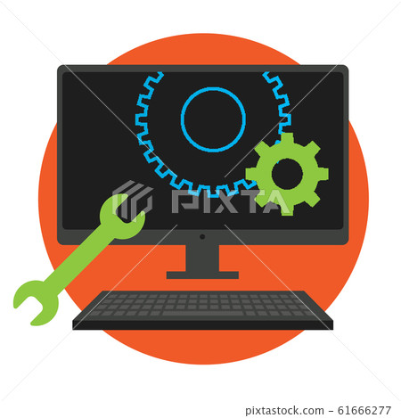 Security Maintenance Icon-插圖素材 [61666277] - PIXTA圖庫