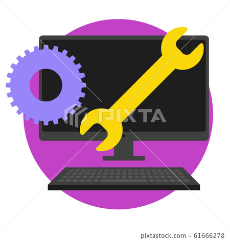 Security Maintenance Icon - Stock Illustration [61666278] - PIXTA