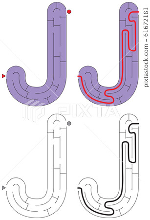maze_e_j_3.eps - Stock Illustration [61672181] - PIXTA
