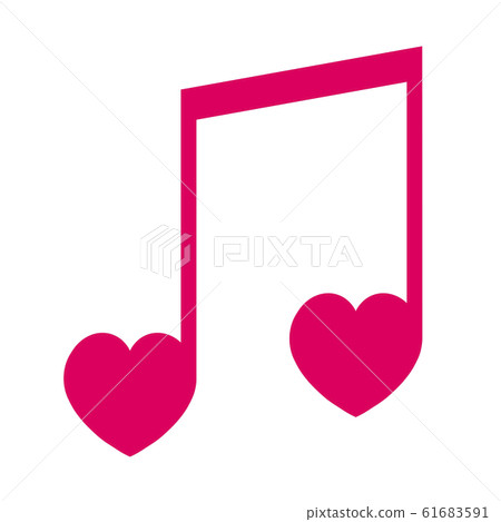 Heart shaped note - Stock Illustration [61683591] - PIXTA