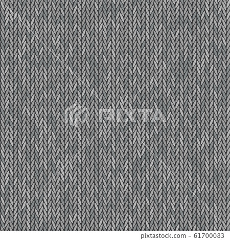Knit texture melange gray color. Vector seamless - Stock Illustration ...