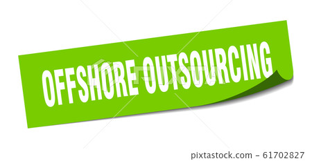 offshore outsourcing sticker. offshore outsourcing - Stock Illustration ...