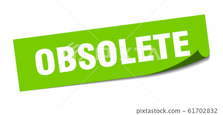 obsolete sticker. obsolete square sign. obsolete. - Stock Illustration ...