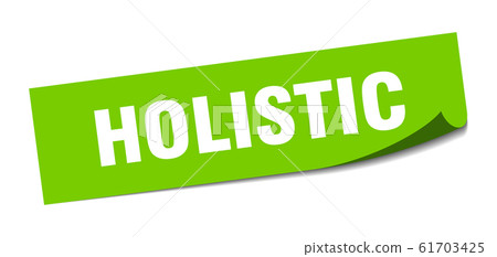 holistic sticker. holistic square sign. holistic. - Stock Illustration ...