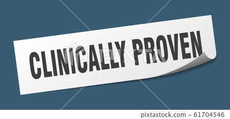 clinically proven sticker. clinically proven - Stock Illustration ...