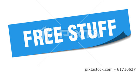 free stuff sticker. free stuff square sign. free - Stock Illustration ...