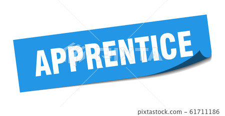 apprentice sticker. apprentice square sign. - Stock Illustration ...