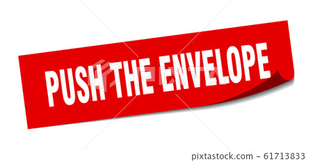 push the envelope sticker. push the envelope-插圖素材 [61713833] - PIXTA圖庫