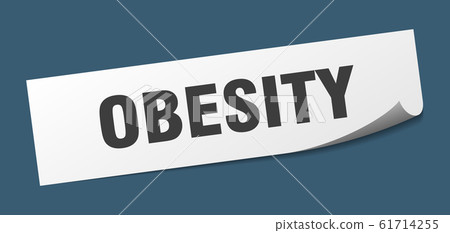 obesity sticker. obesity square sign. obesity. - Stock Illustration ...