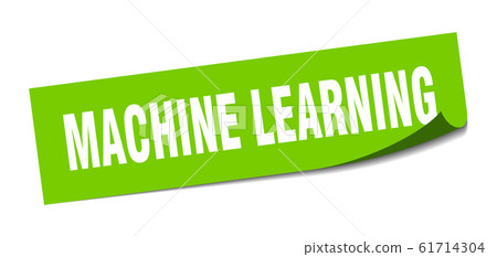 machine learning sticker. machine learning square - Stock Illustration ...