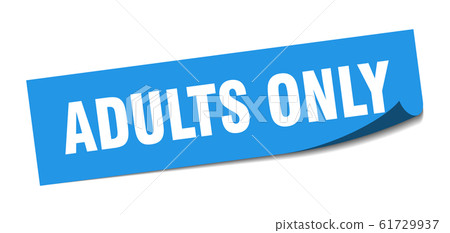 adults only sticker. adults only square sign. - Stock Illustration ...