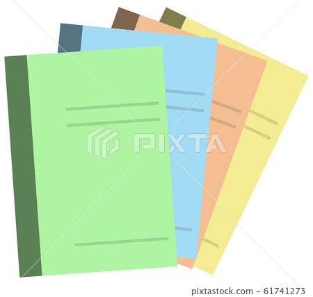 Note stacking - Stock Illustration [61741273] - PIXTA