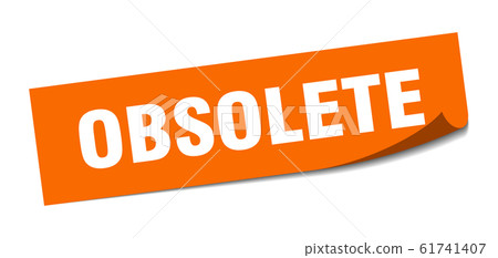 obsolete sticker. obsolete square sign. obsolete.-插圖素材 [61741407] - PIXTA圖庫