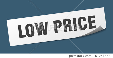 low price sticker. low price square sign. low - Stock Illustration ...