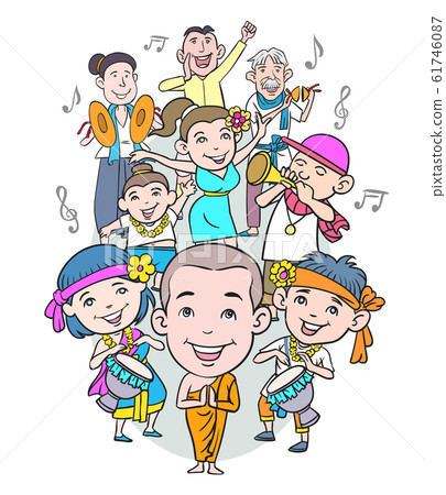 Picture of cartoon characters showing different... - Stock Illustration ...