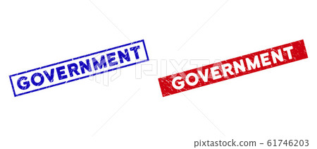 Scratched Government Rectangular Watermarks - Stock Illustration ...