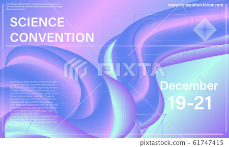 Conference. Fluid flow. Cover design.Vector. - Stock Illustration ...