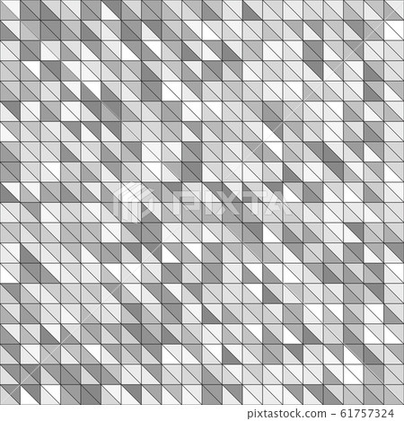 Triangle pattern. Seamless vector - Stock Illustration [61757324] - PIXTA