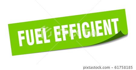 fuel efficient sticker. fuel efficient square - Stock Illustration ...