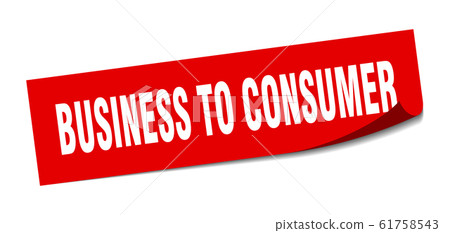 business to consumer sticker. business to consumer - Stock Illustration ...