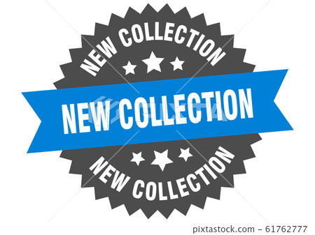new collection sign. new collection circular band - Stock Illustration ...